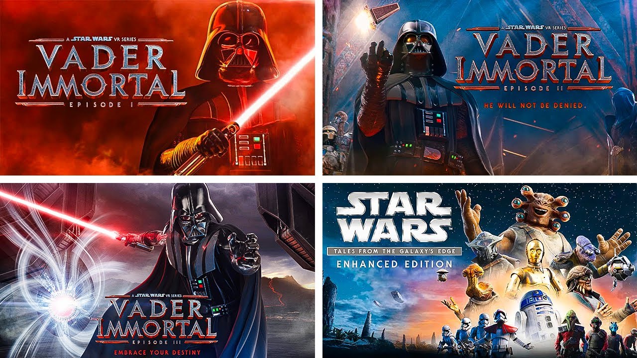 Star Wars in VR - Marathon | Vader Immortal 1, 2 & 3 | Tales from the ...
