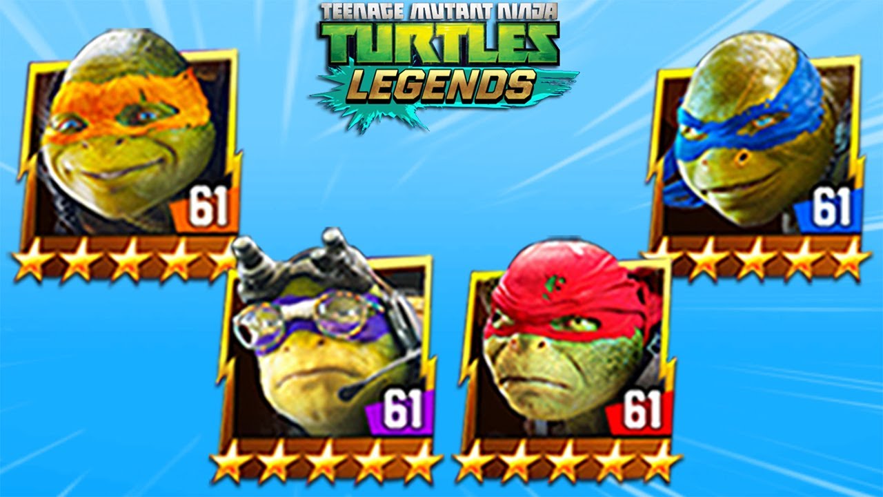TMNT Legends Ninja Turtles Movie Team - YouTube