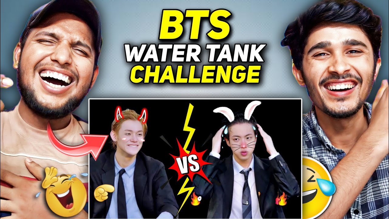 Bts Water Tank Challenge Cute Life Video Reaction 😂 ️ | Jungkook | Kim ...