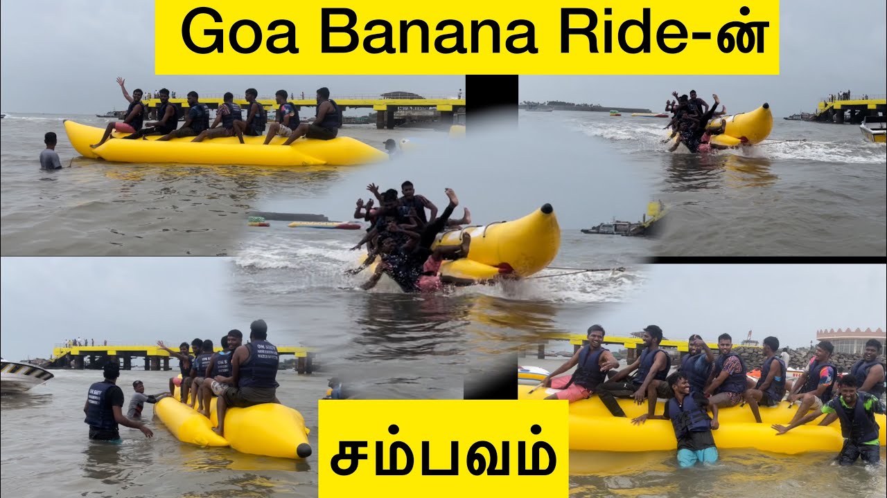 Goa Banana Ride 😂 Full of enjoyment 😍 ️ - YouTube
