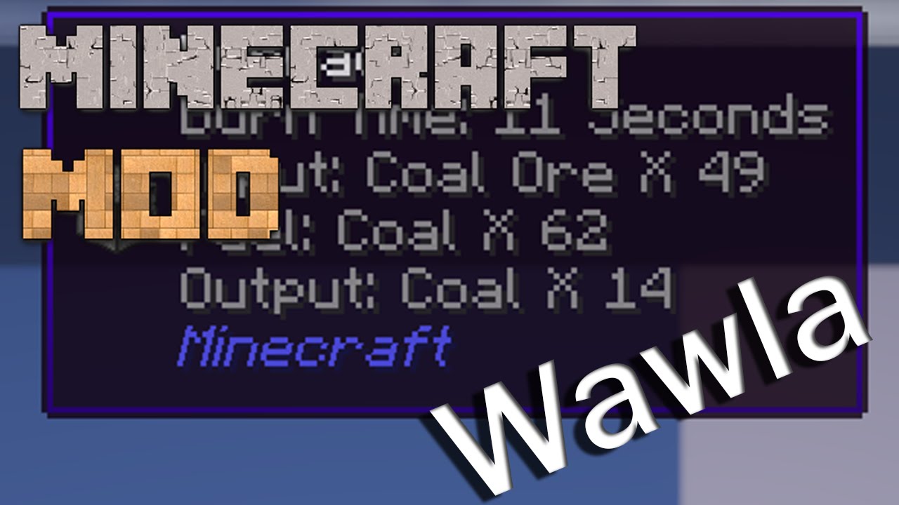 Minecraft Mod : Waila Addon | Wawla | 1.7.10 | Mod Showcase - YouTube