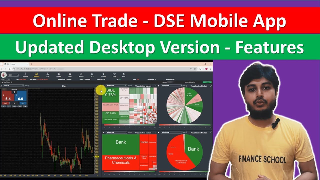 DSE Mobile App Updated Desktop Version | Features | Trading in Dhaka ...