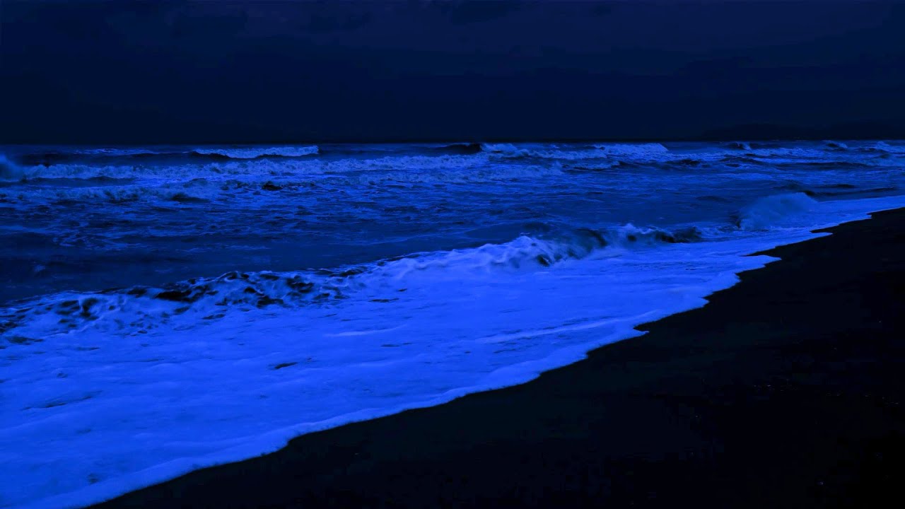 10 Hours of Deep Sleep | Ocean Sounds for Deep Sleep with Dark Screen ...