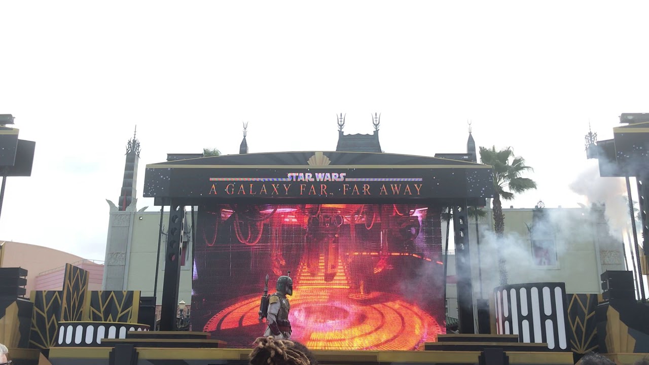 Star Wars: A Galaxy Far Far Away Stage Show at Hollywood Studios - YouTube