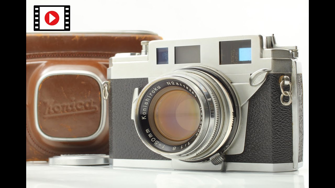 ★SOLD★[MINT w/case] Konica IIIA III A Rangefinder Film Camera 50mm f1.8 ...