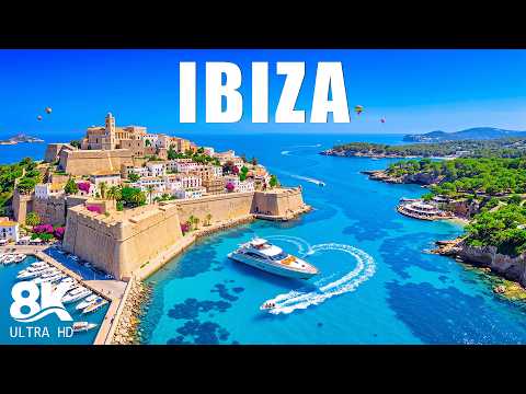 Ibiza 8K 🇪🇸 Stunning Drone Views & Luxury Island Vibes | Deep House 🎶