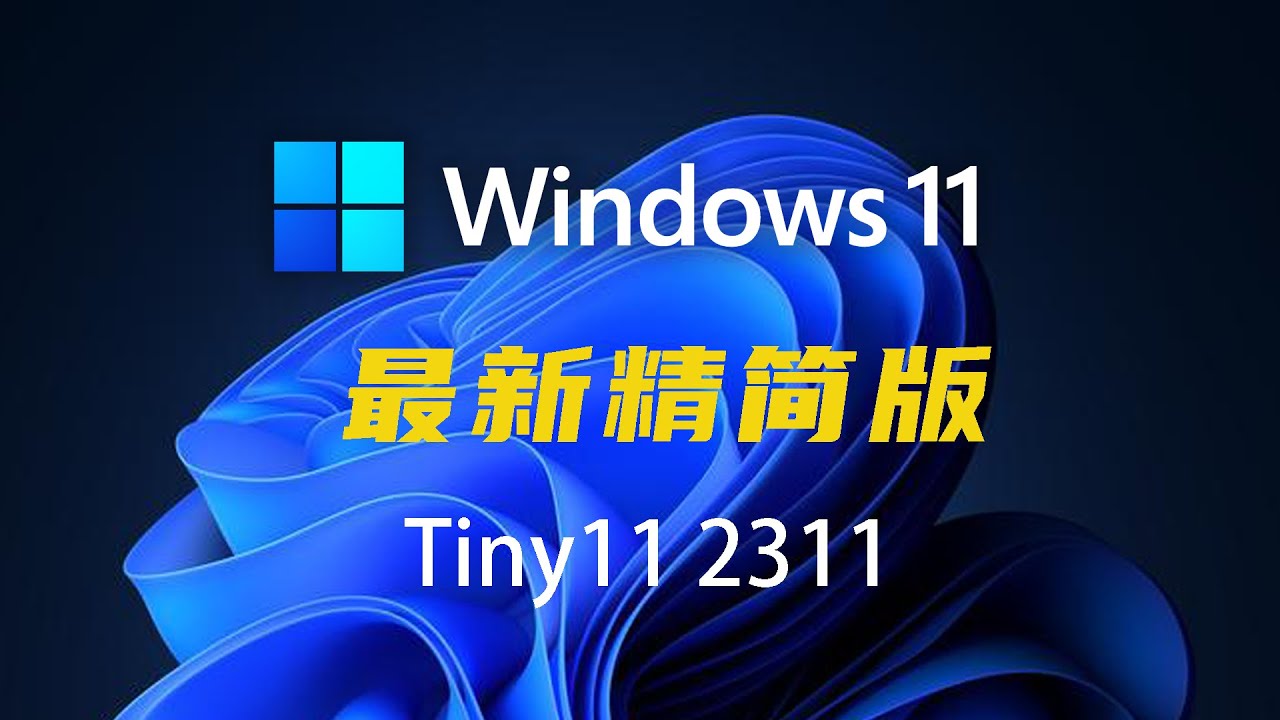 Winows11 精简版下载！Tiny11 2311正式推出 ：只需2G内存，运行贼流畅，支持Mac电脑安装，中文语言显示！|| 实用技能 ...