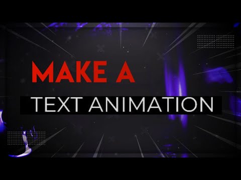 Make A Text Animation on Android || MODEST YT || PixelFlaw - YouTube