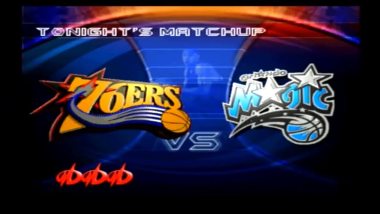 NBA HOOPZ (Sony Playstation 2) PHILADELPHIA 76ERS VS ORLANDO MAGIC ...