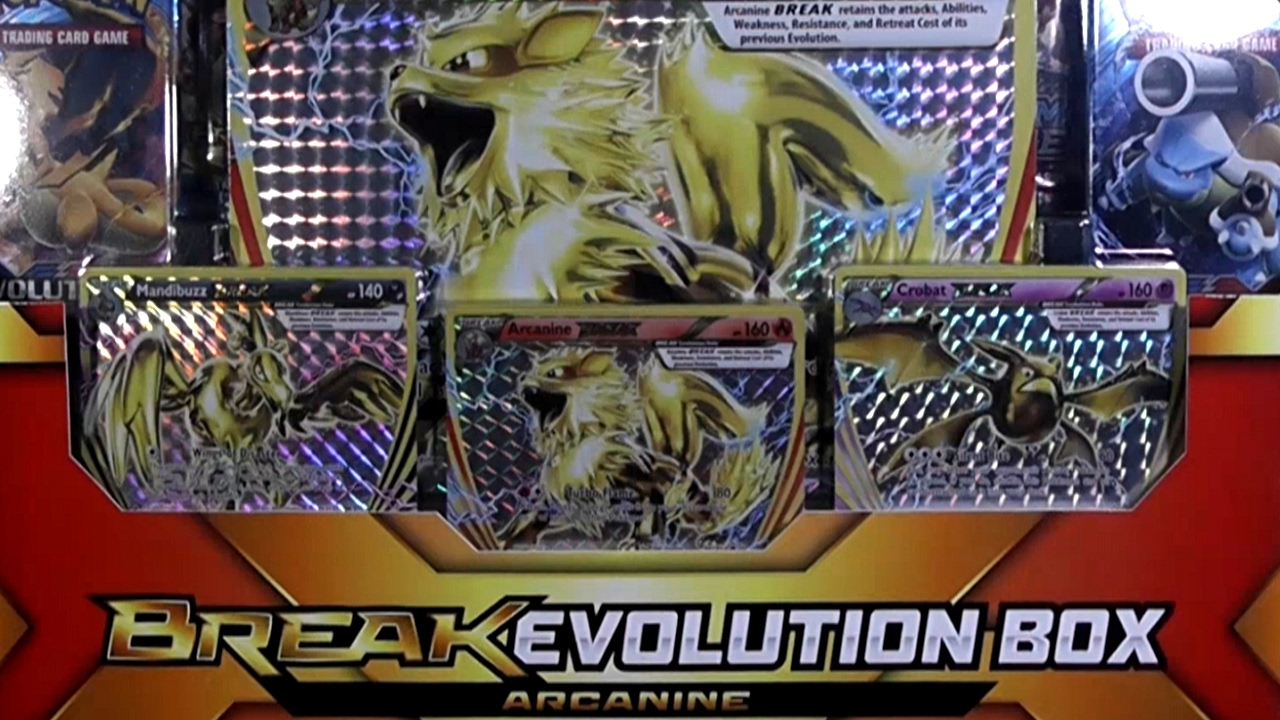 ARCANINE BREAK EVOLUTION BOX! Apertura de cartas Pokémon - YouTube