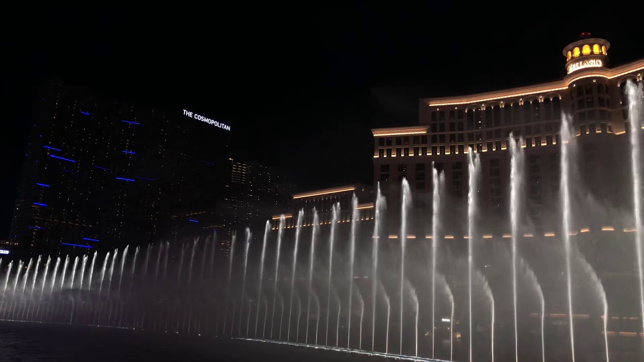 Fountains of Bellagio - “One Singular Sensation” (Night) 4K - YouTube