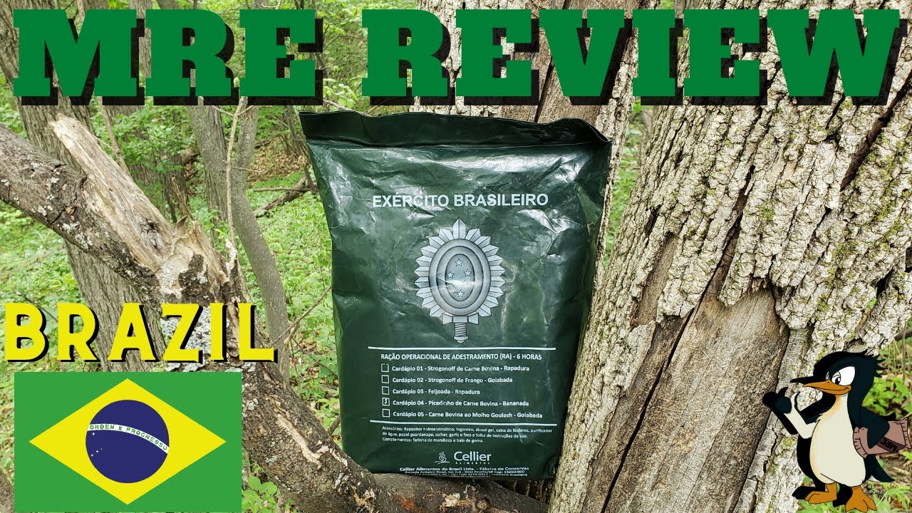 MRE Review Brazilian Army Operational Ration 6hrs - YouTube