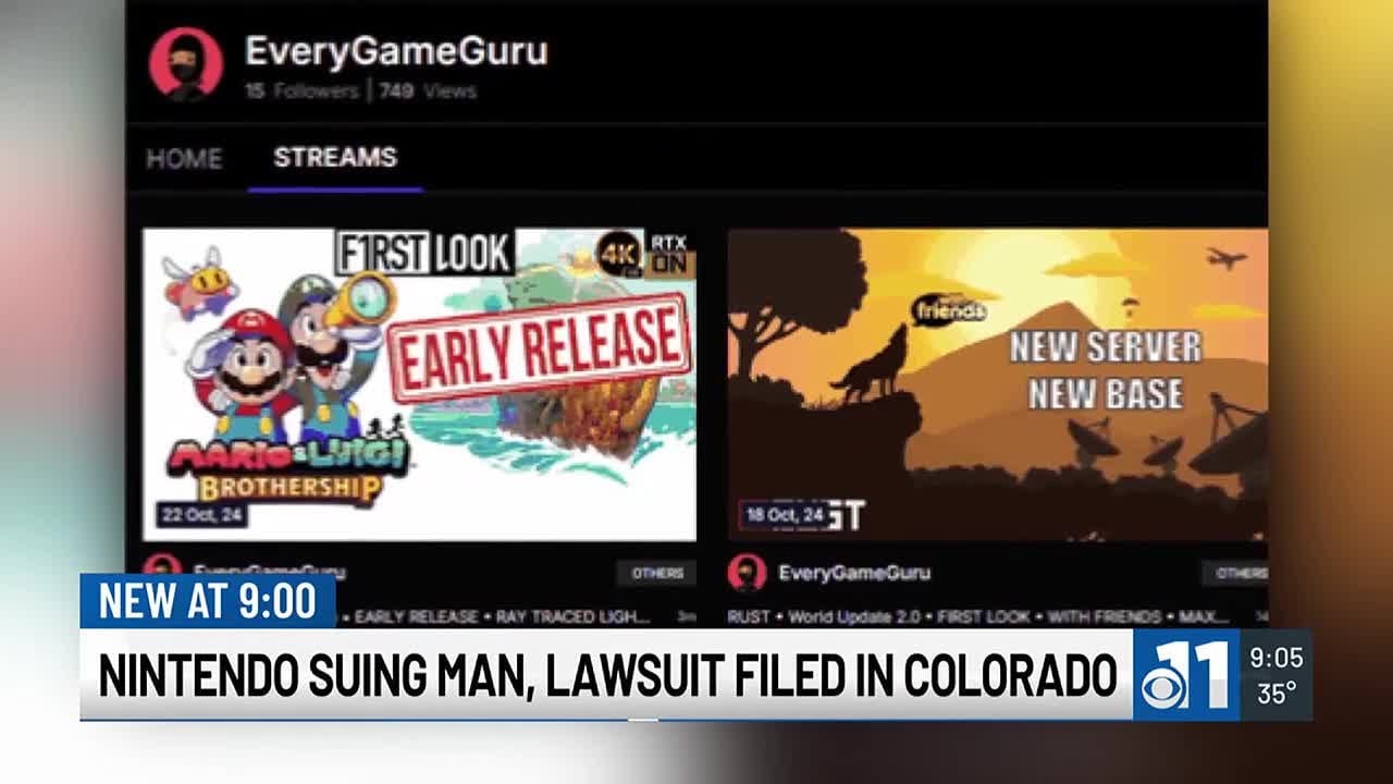 Nintendo suing man for millions, lawsuit filed in Colorado - YouTube