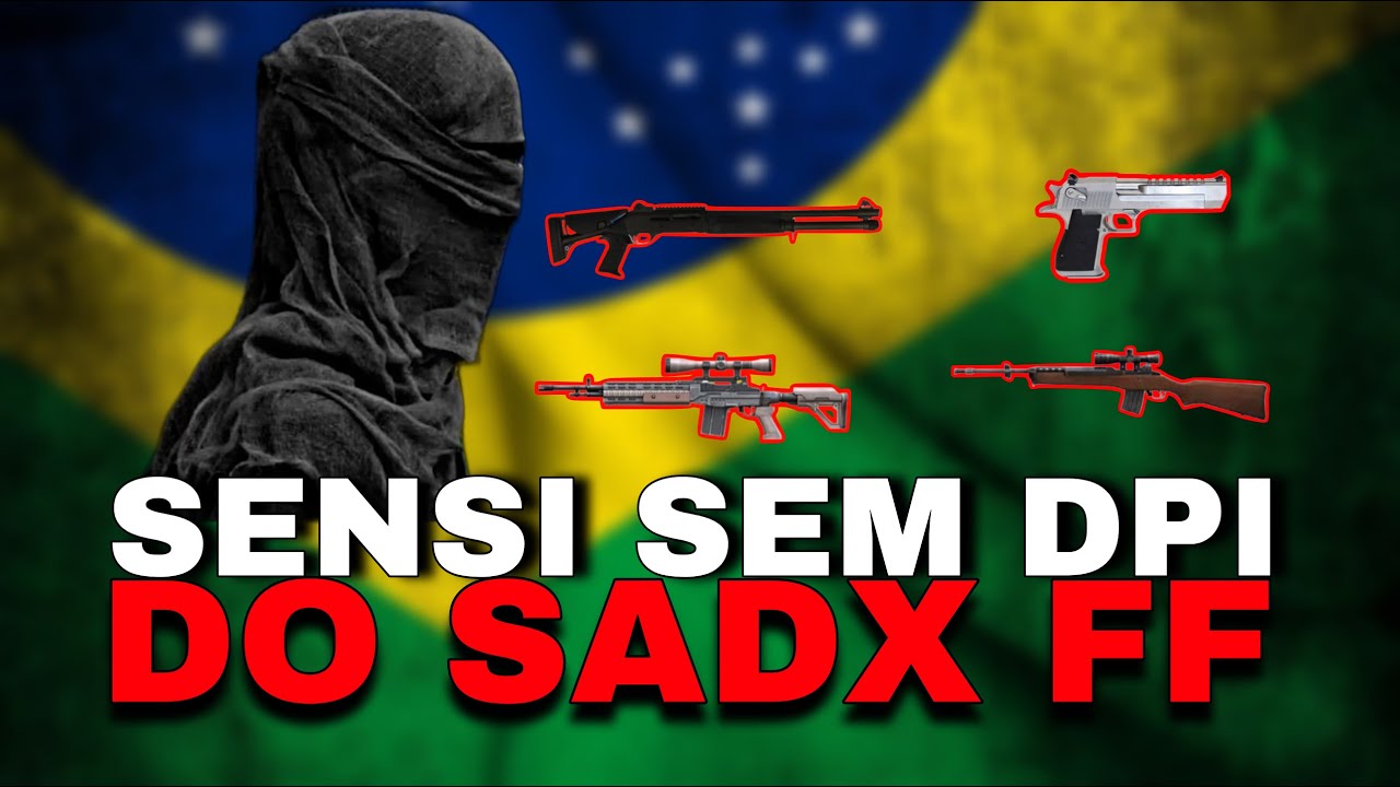 SENSIBILIDADE SEM DPI DO SADX FF! A MELHOR SENSIBILIDADE PARA SUBIR ...