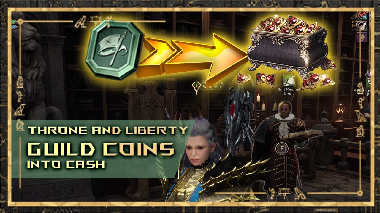Throne and Liberty : Convert your guild coins into cash / lucent - YouTube