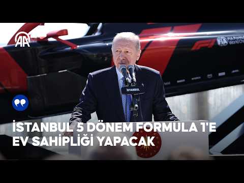 Cumhurbaşkanı Erdoğan: İstanbul 5 dönem Formula 1'e ev sahipliği yapacak