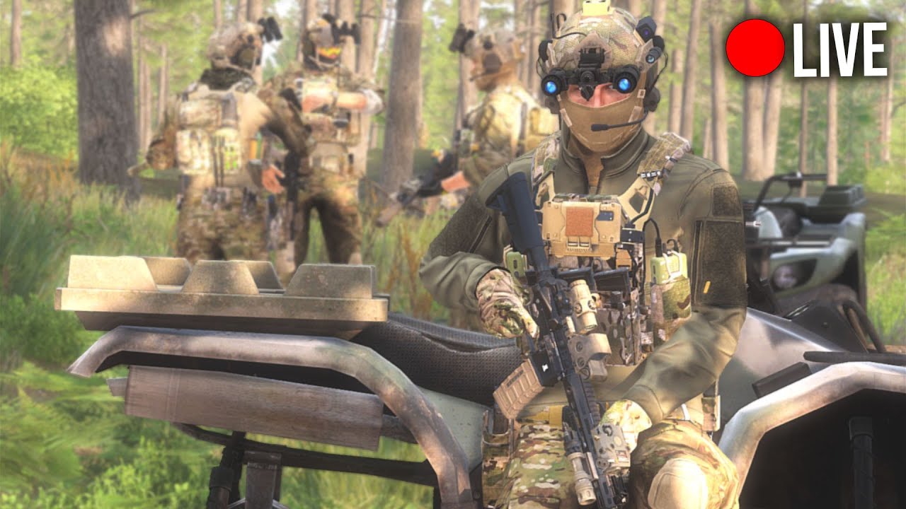 🔴LIVE - 100+ Player Realistic Military Simulation !arma !join !pc - YouTube