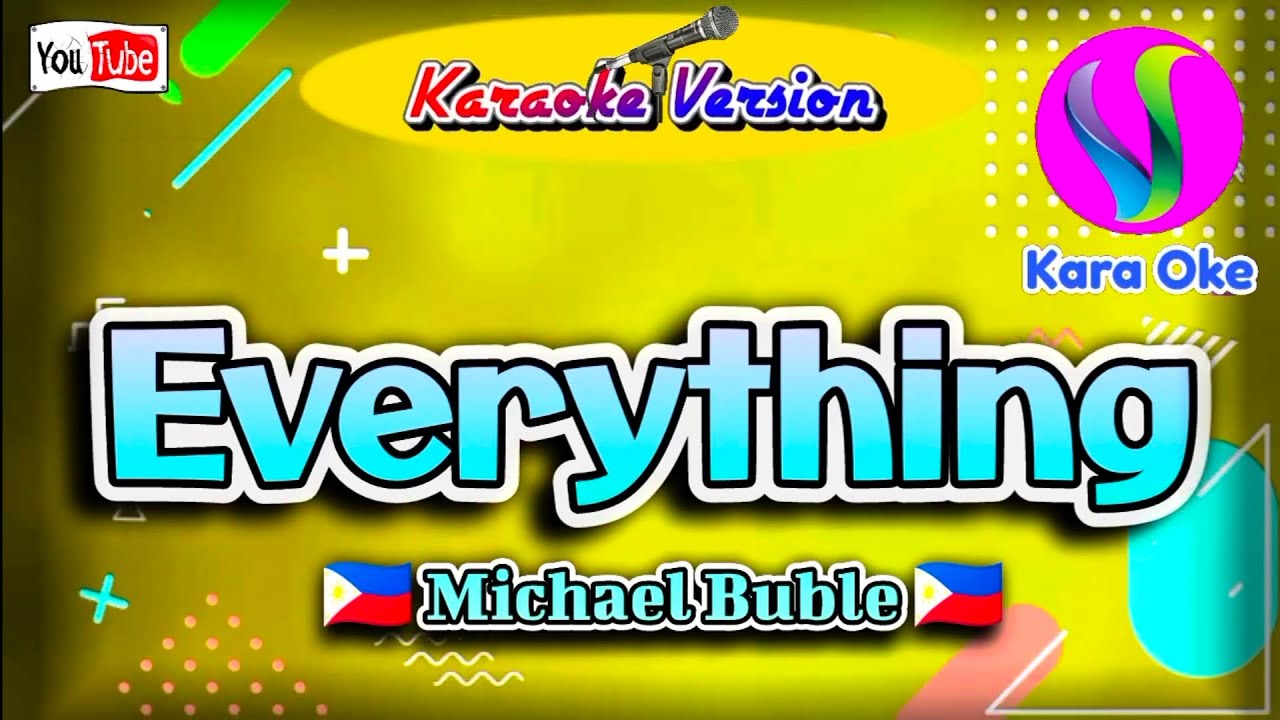 Everything - Michael Buble Karaoke 📖🎤 #Kara_Oke - YouTube