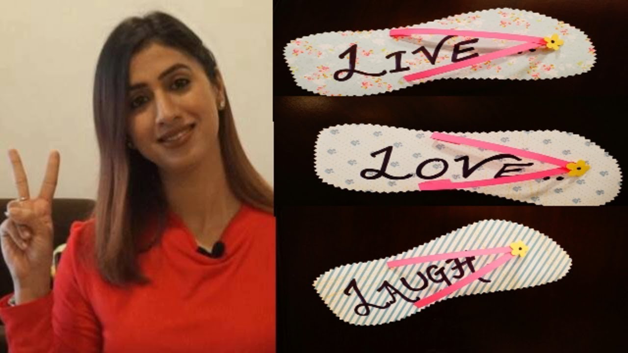 DIY : Live Love Laugh Slippers | Paper Craft - YouTube