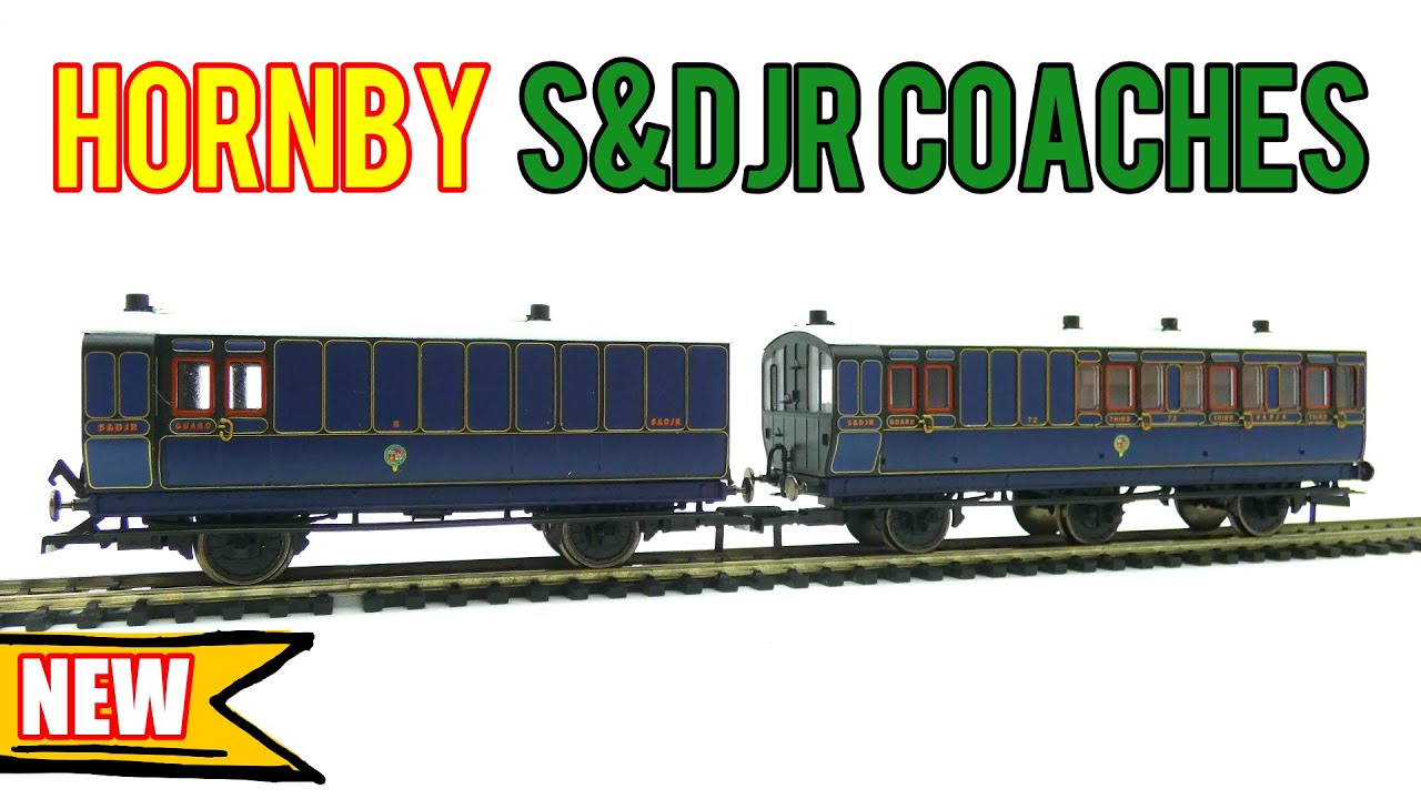 AMAZING REVIEW HORNBY S&DJR 6 WHEELED COACHES - YouTube