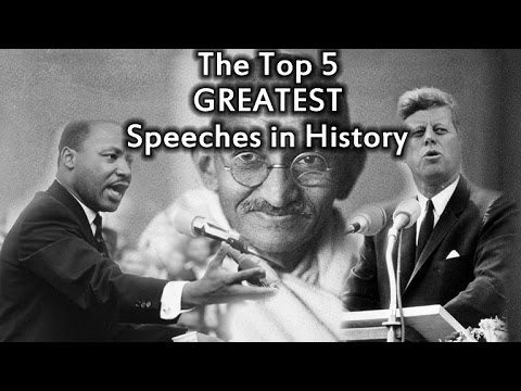 The Top 5 Greatest Speeches in History - YouTube