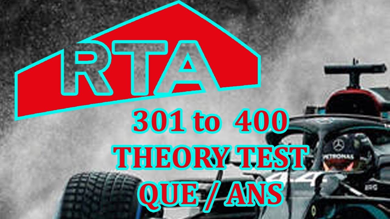 RTA Theory Mock Test 301 to 400 Question Answers - YouTube