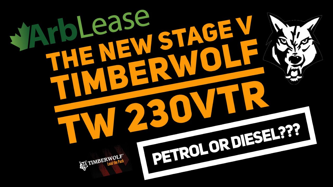The NEW Stage V Timberwolf TW 230VTR wood chipper - PETROL OR DIESEL ...