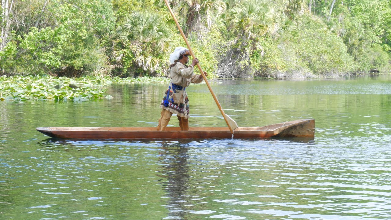 Seminole Dugout Canoes, Rediscovering Ancestral Knowledge - YouTube