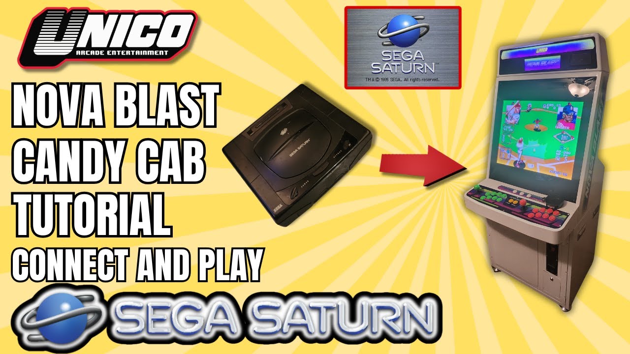 Level Up: Play Sega Saturn on Your Nova Blast Candy Arcade! - YouTube