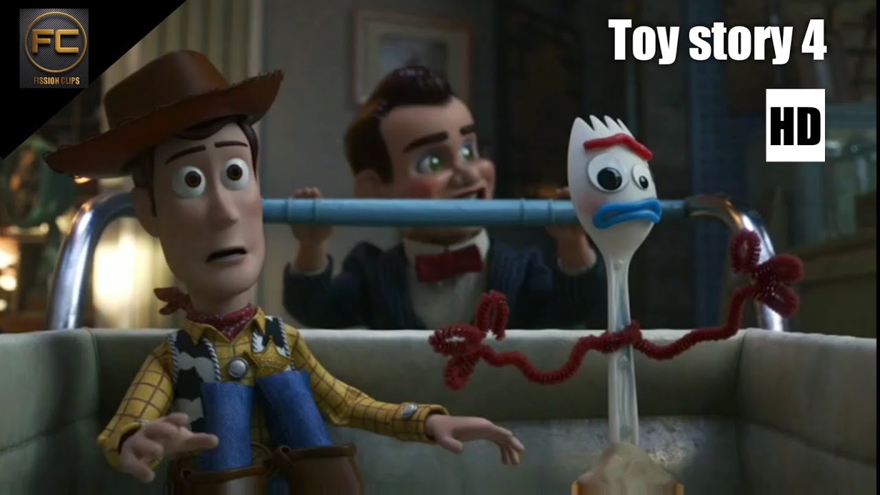 Toy story 4 || Sheriff running with Forky scene - YouTube