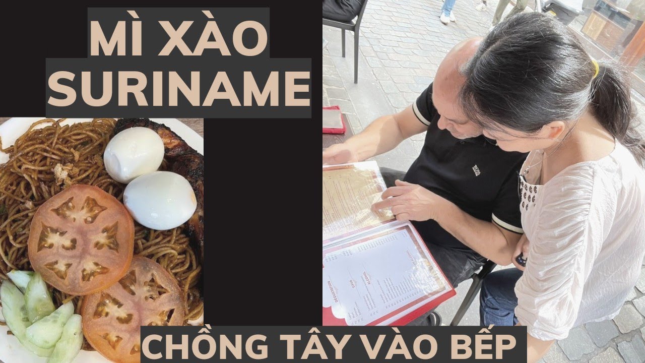 Chồng tây làm món mì xào Indo Suriname , How to make Bami Surinamefood ...