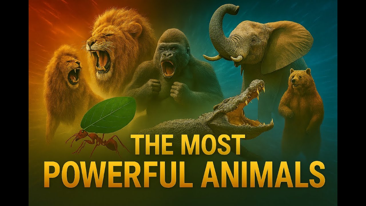 Top 10 Strongest Animals In the World - YouTube