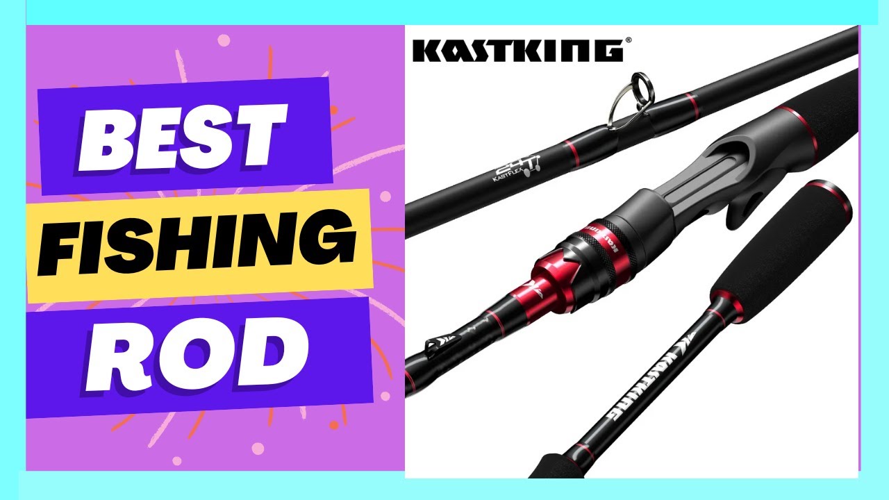 KastKing Max Steel Rod Carbon Spinning Casting Fishing Rod - YouTube