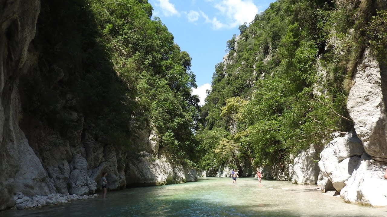 Acheron folyó (river) 2016. 07 08 Parga (Görögország-Greece) - YouTube