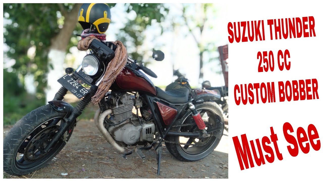 Otovlog - MODIFIKASI BOBBER SUZUKI THUNDER 250 CC - YouTube