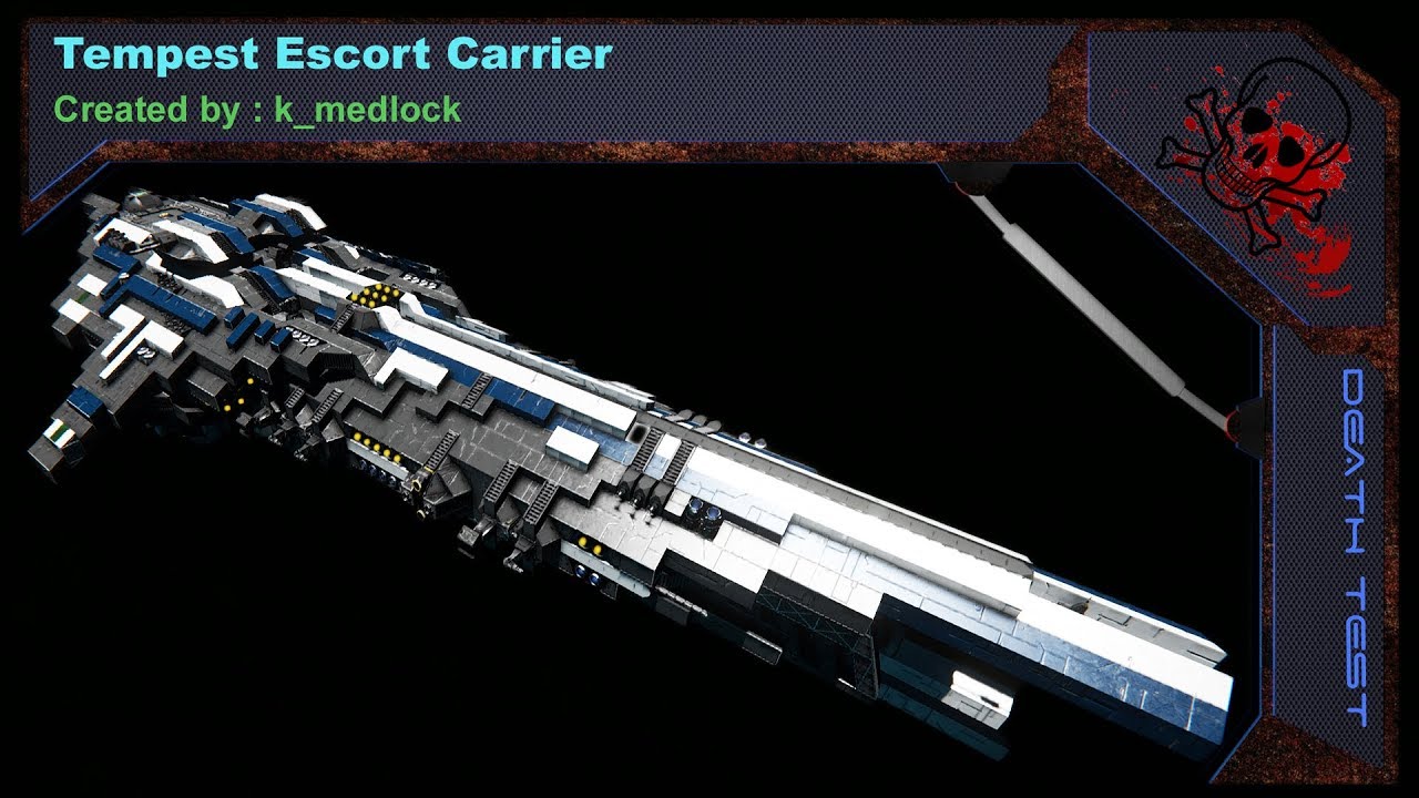 Ship Performance Review (Tempest Escort Carrier) ( Space engineers ...