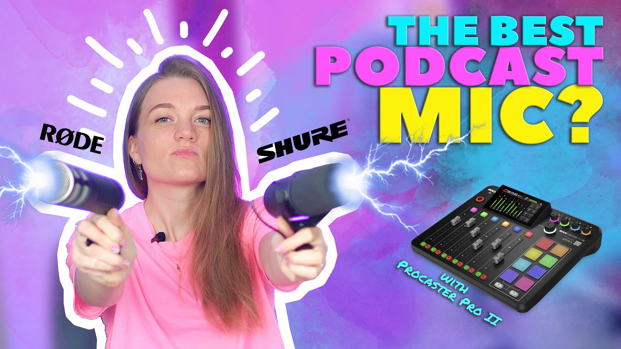 THE BEST PODCAST MIC? Shure SM7b VS Rode Procaster with Rodecaster Pro ...