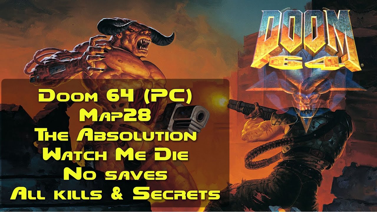 Doom 64 — 29 — MAP28 — The Absolution - YouTube