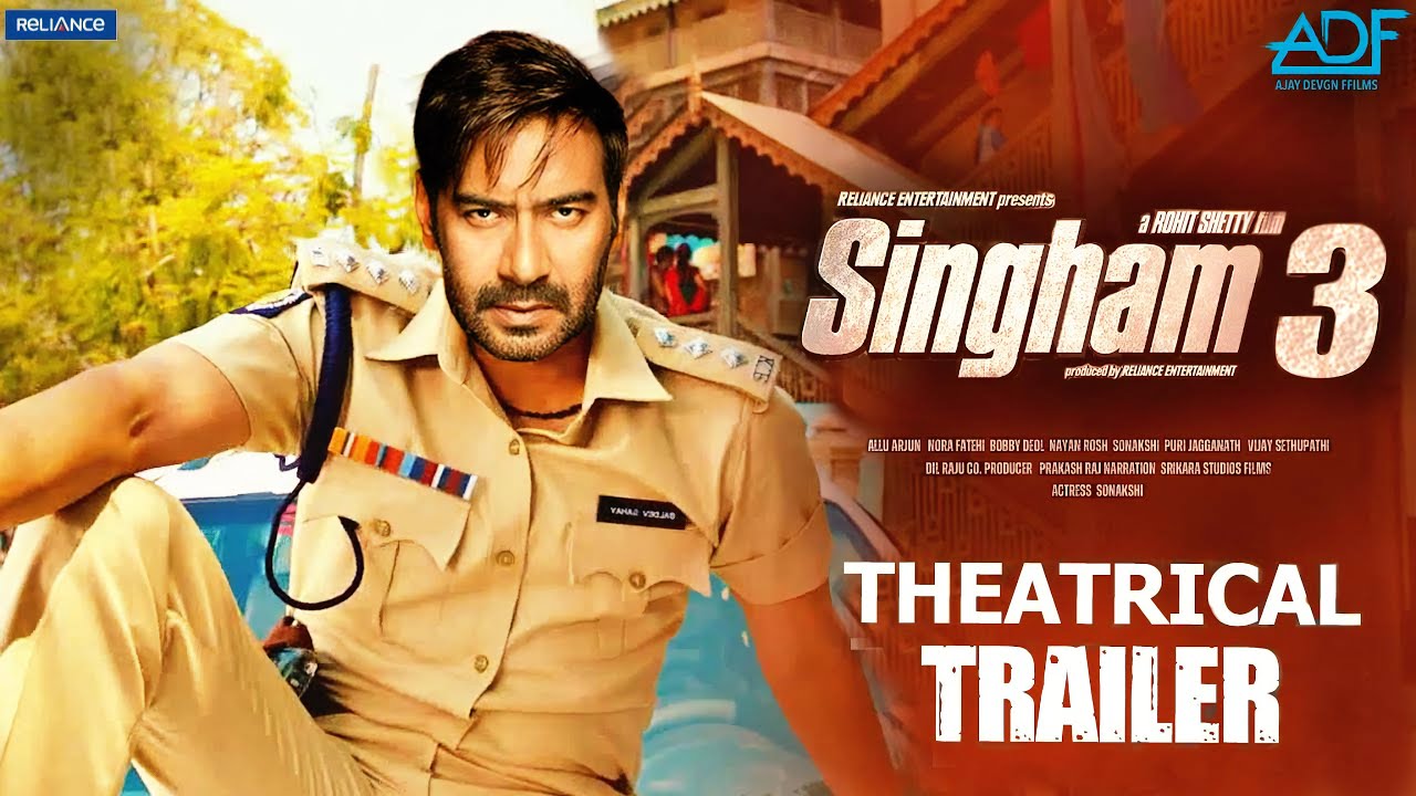 SINGHAM 3: Once Again | Official HD Trailer | Ajay Devgn | Deepika ...