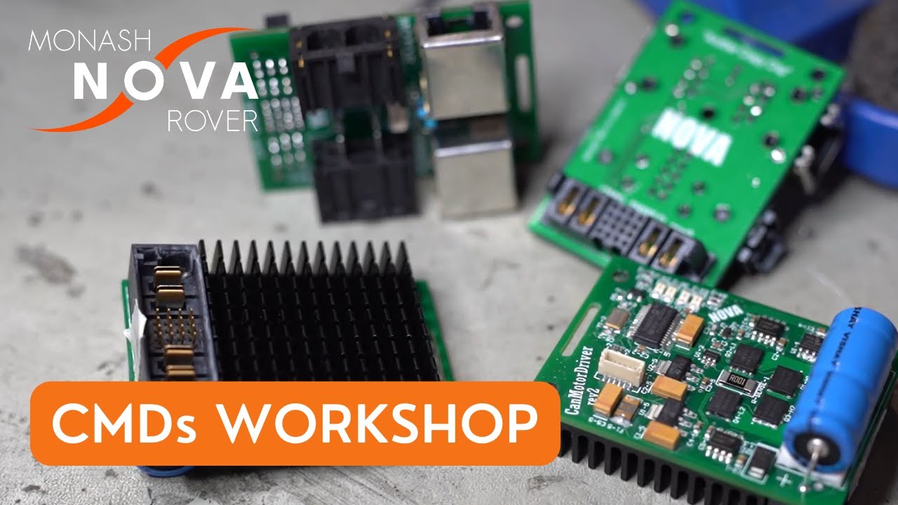 CAN Motor Drivers Workshop - Monash Nova Rover - YouTube