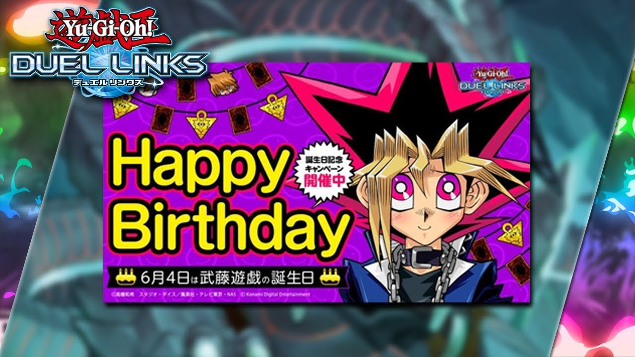 Happy Birthday Yugi Muto! [Yu-Gi-Oh! Duel Links] - YouTube