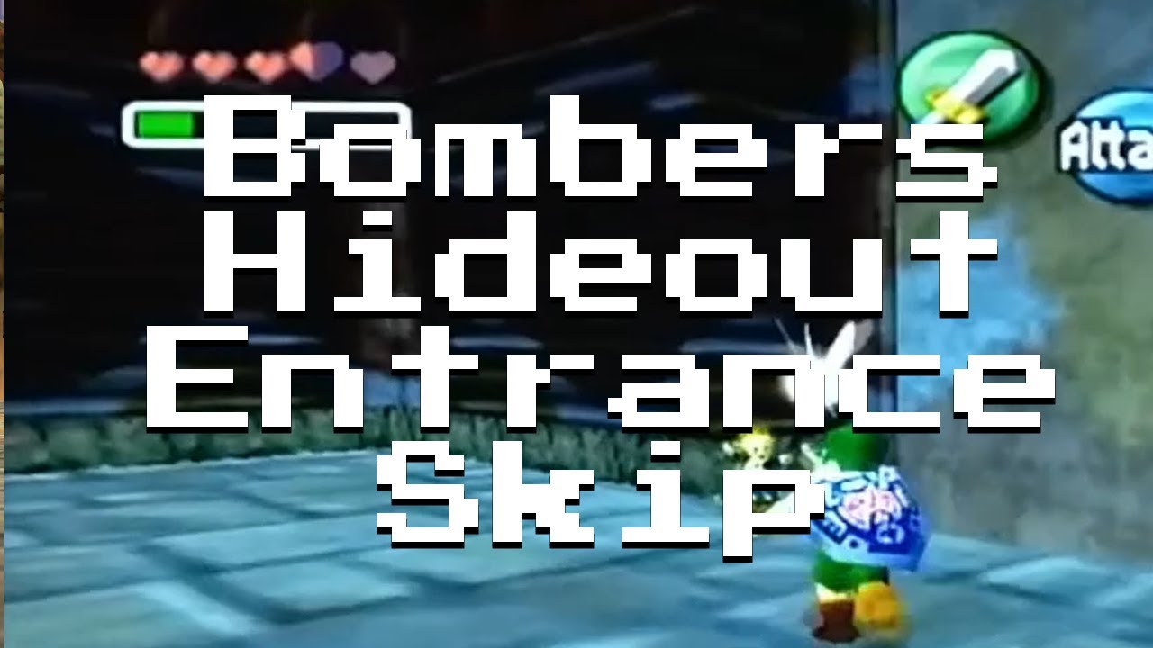 Bombers Hideout Entrance Skip Tutorial -- Majora's Mask - YouTube