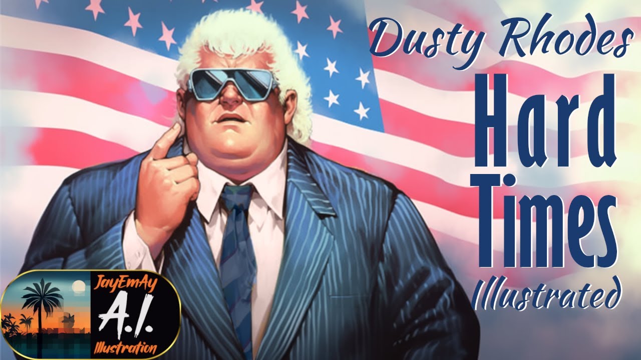 Dusty Rhodes - "Hard Times" Promo - Illustrated by AI - WCW 1985 - YouTube