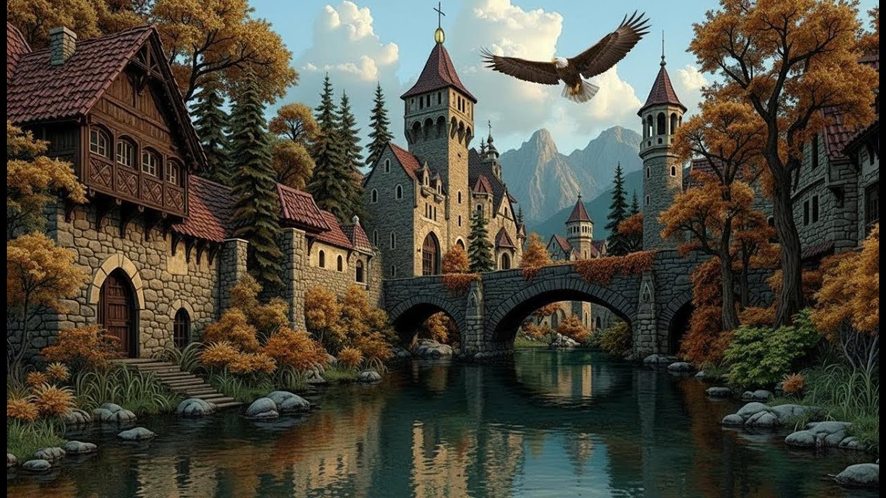 Echoes of the Rustling Pines | Soothing Fantasy Music – Medieval Ambient Soundscape - YouTube