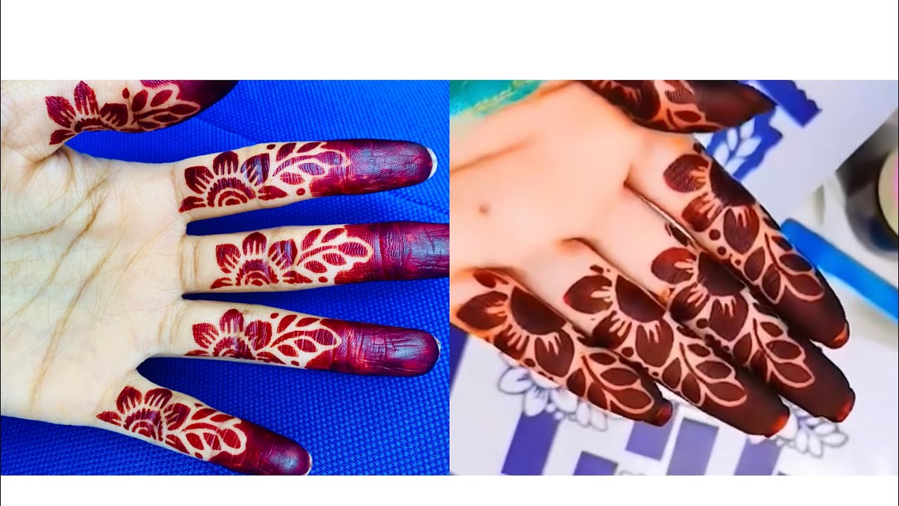new easy and beautiful arabic mehndi design 2024 | Stylish mehendi ...