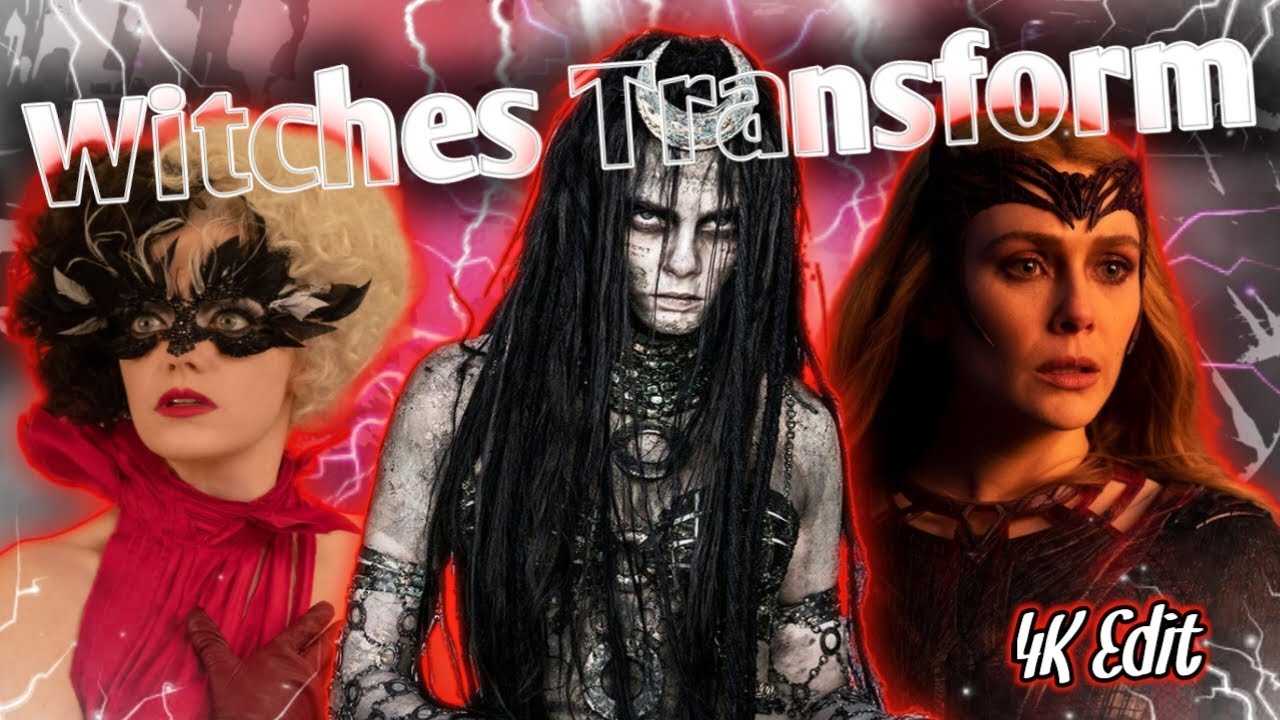 Witches Transformation || 4K Edit || Romaji Editz || Suicide Squad ...