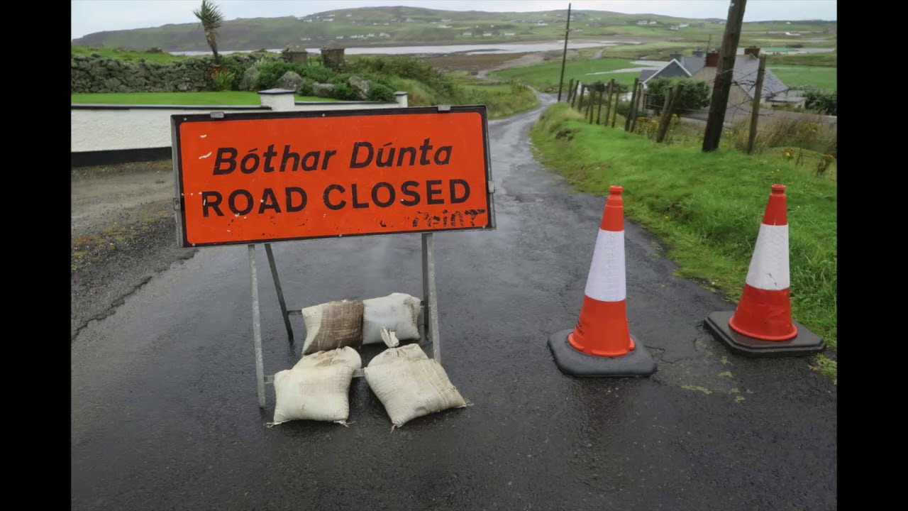 Storm damage Malin Co Donegal Aug 24 2017 - YouTube