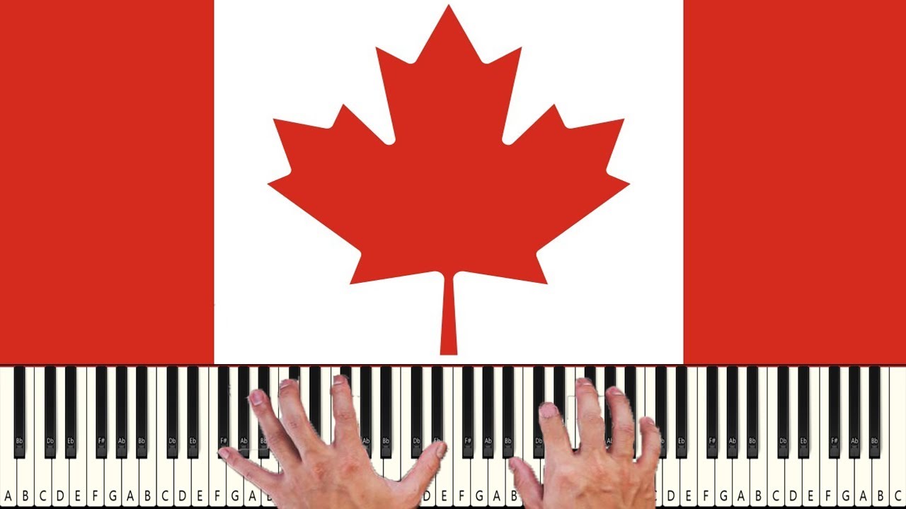Oh Canada - PIANO TUTORIAL - YouTube