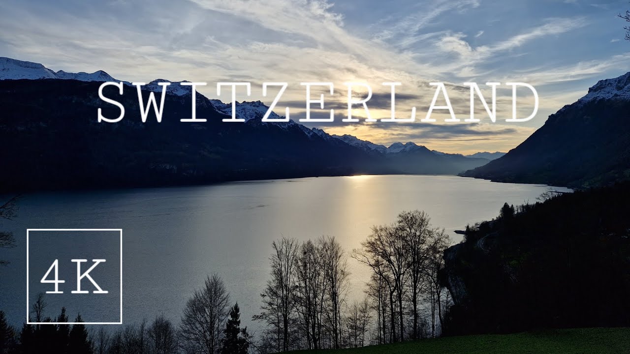 Brienz Switzerland🇨🇭 (4K) Brienzersee Interlaken. beautiful village ...