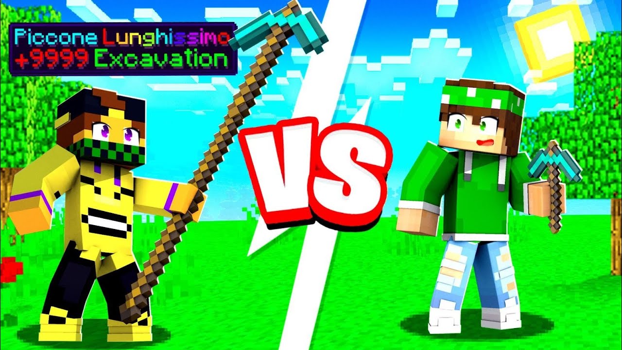 CRAFTING LUNGO contro CRAFTING CORTO su MINECRAFT - YouTube